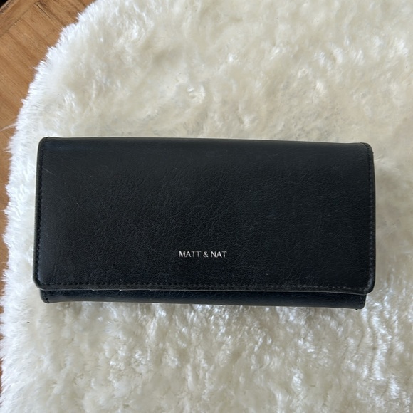 Matt & Nat | Bags | Matt Nat Black Wallet | Poshmark